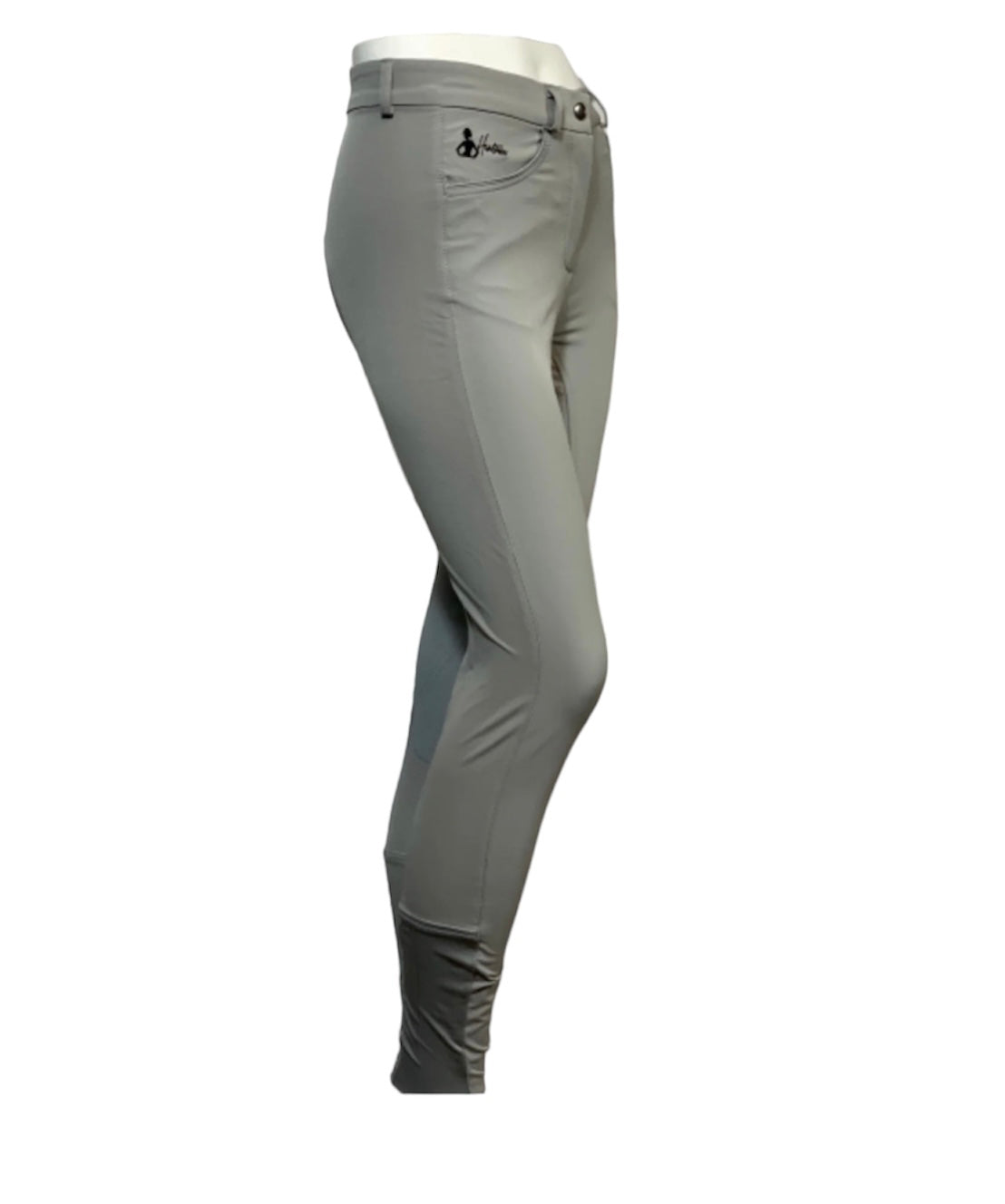 Elite Show Breeches Grey | Huntress Riding Apparel