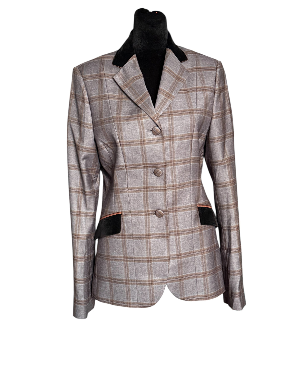 💥NEW💥 The Eaton English Show Coat Grey and Tobacco Plaid – Huntress ...